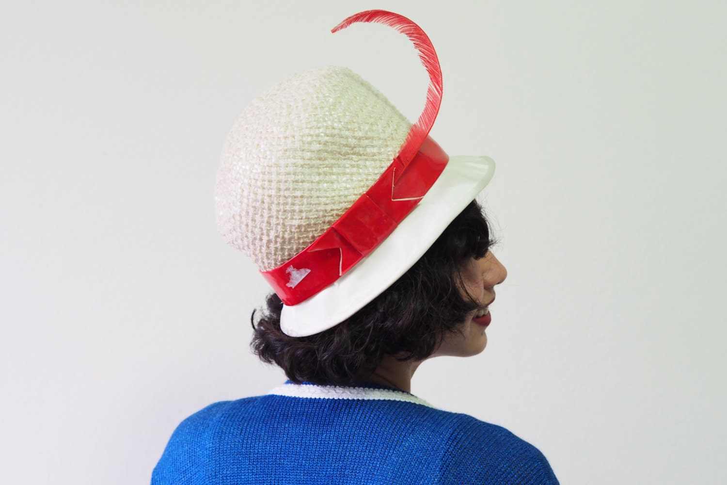 Vintage Hat, Vintage Womens Hat, Vintage Mod Hat, 1960s Mod Hat ...
