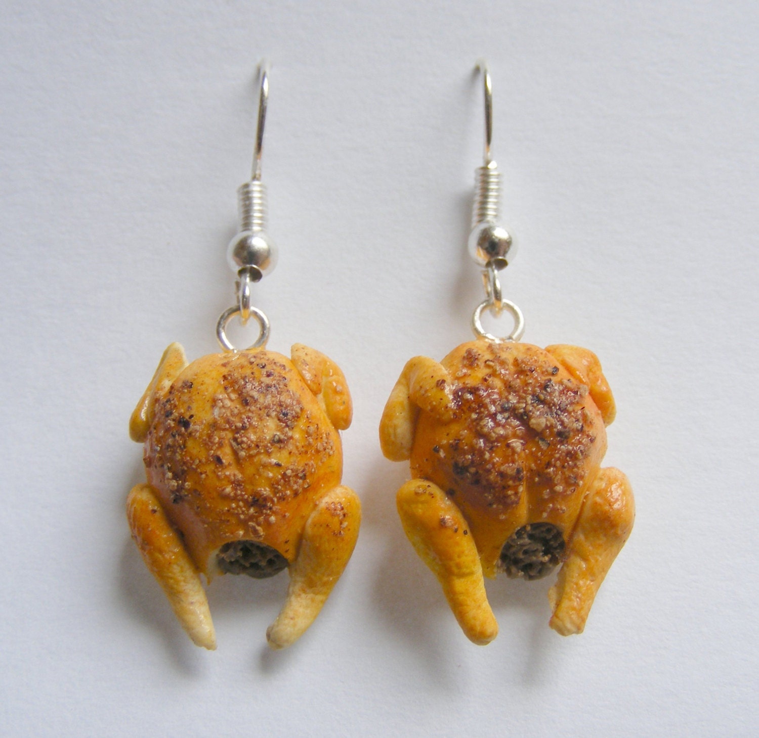 Food Jewelry Roast Turkey Earrings Miniature Food Jewelry