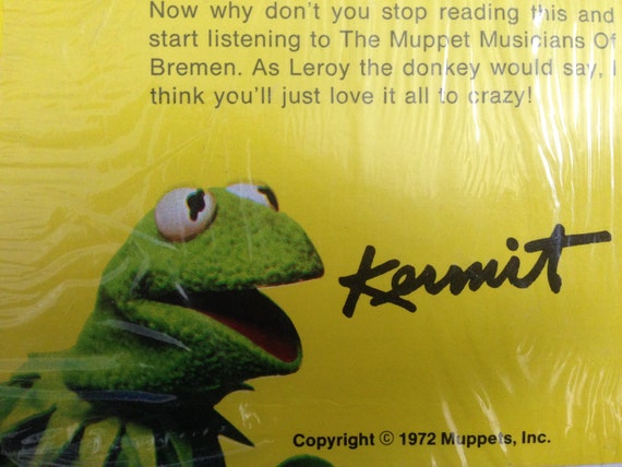RARE Vintage The Muppet Musicians Of Bremen