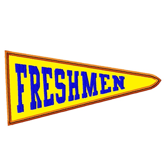 Freshmen Banner Applique Embroidery Design INSTANT DOWNload 4