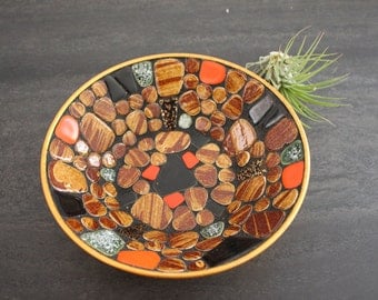 Gold mosaic tiles | Etsy