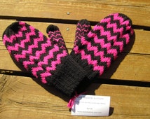Popular items for double knit mittens on Etsy