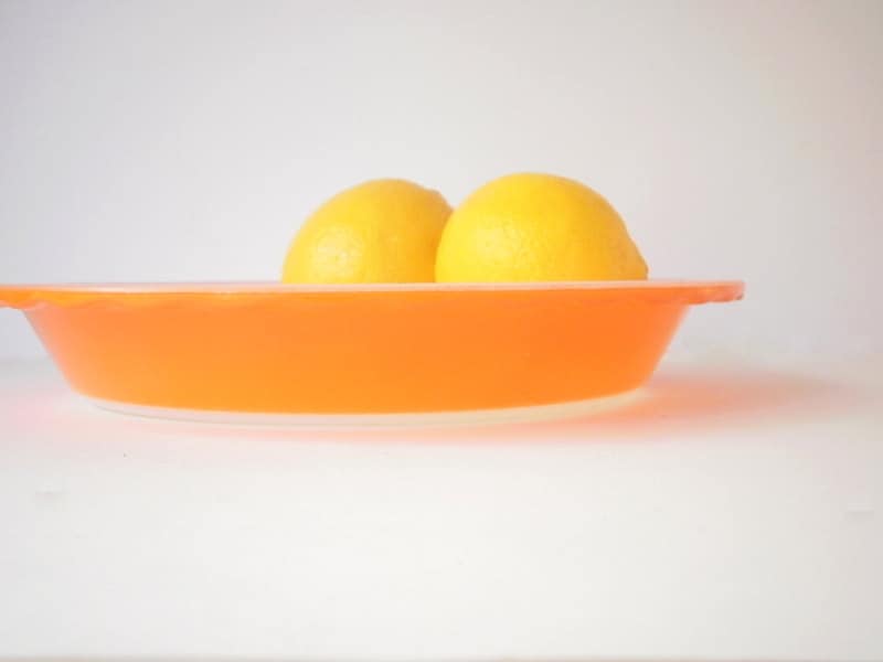 Vintage Pyrex Orange Pie Dish/Plate, Australian Crown Pyrex, Formerly ...