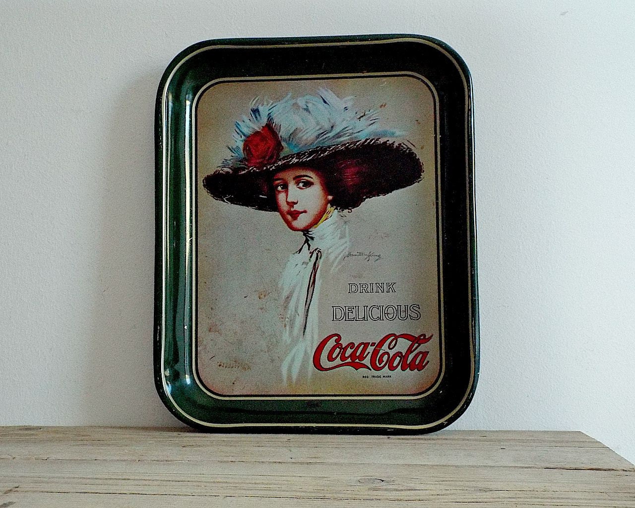 vintage COCA COLA TRAY – rgraag aluminium rectangular serving dish ...