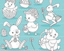 Popular items for easter bunny stamp on Etsy