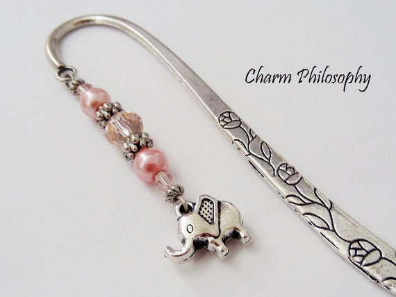 Baby Elephant Bookmark Elephant Charm Unique Bookmarks