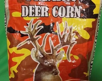 Deer corn feed bag | Etsy