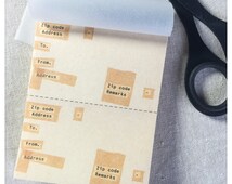 Unique address label design related items | Etsy