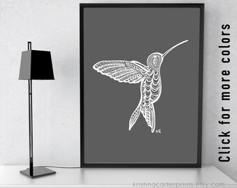 Zentangle bird | Etsy