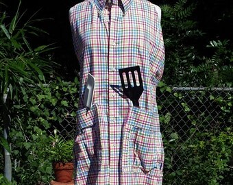 Upcycled mens shirt | Etsy