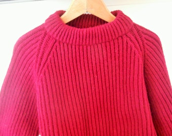 Heavy wool sweater | Etsy