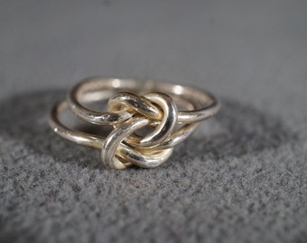 Vintage Sterling Silver Bold Wide Fancy Irish by NicosNostalgia