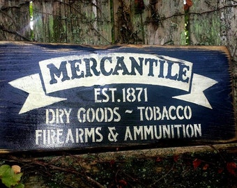 Mercantile sign | Etsy