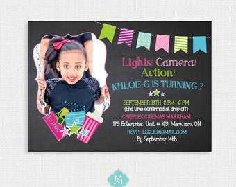 Movie Camera Lights Camera Action Vinyl Decal Vinyl