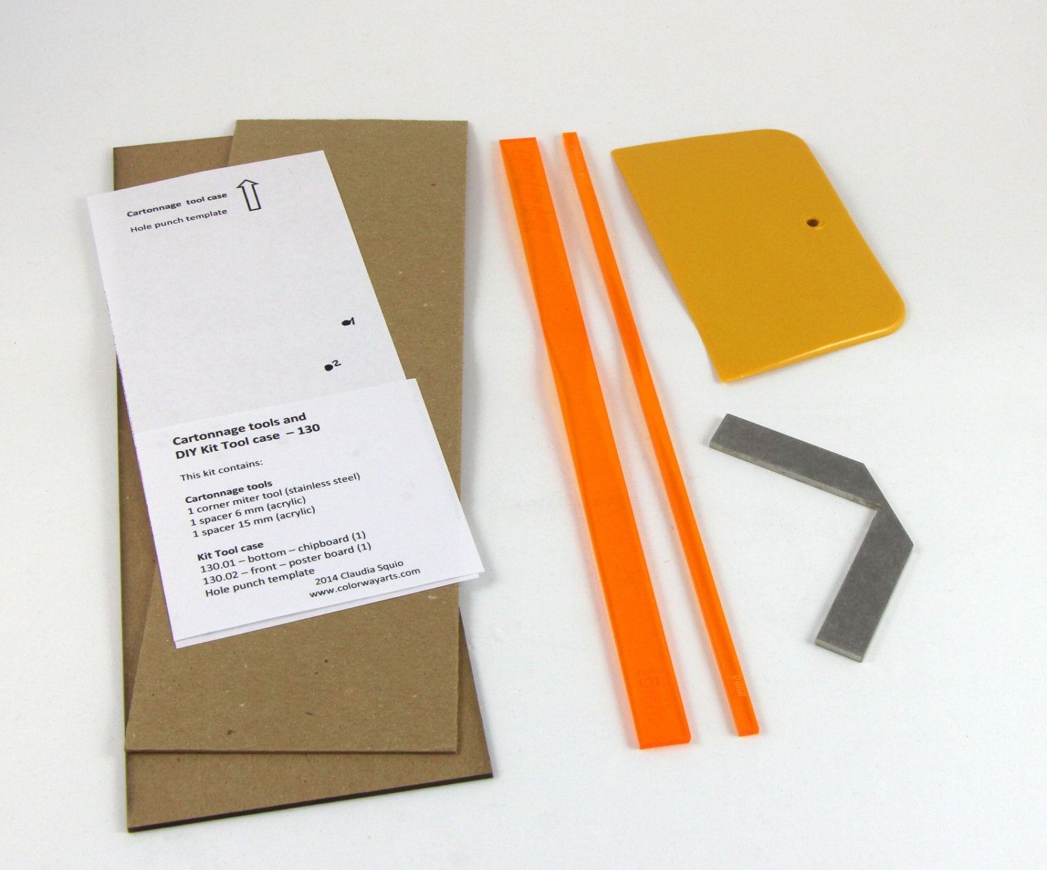 Cartonnage tools and DIY kit for making a Tool by ColorWayArts