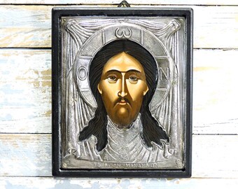Holy face of jesus | Etsy