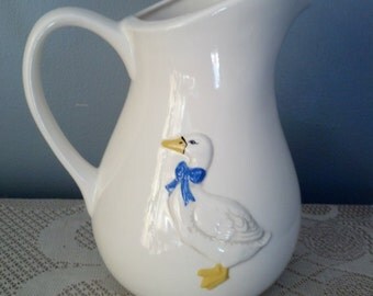 Duck pitcher | Etsy