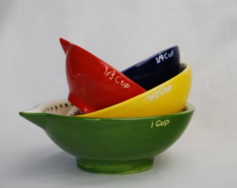 Unique measuring cups related items | Etsy