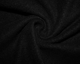Black fuzzy fabric | Etsy