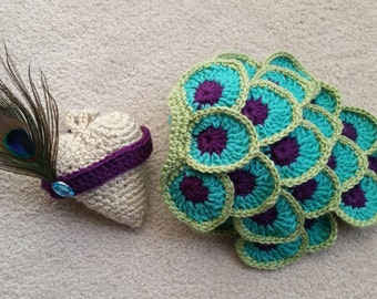 Crochet peacock | Etsy