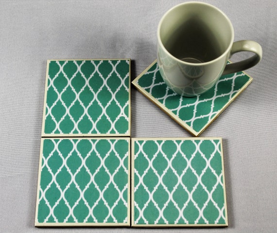 Items similar to Tile Coasters Set of 4 on Etsy