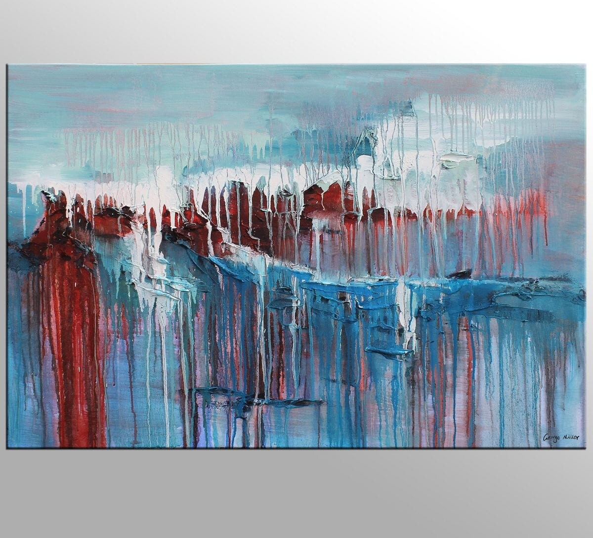 Abstract Painting Modern Painting Abstract Canvas Art Large