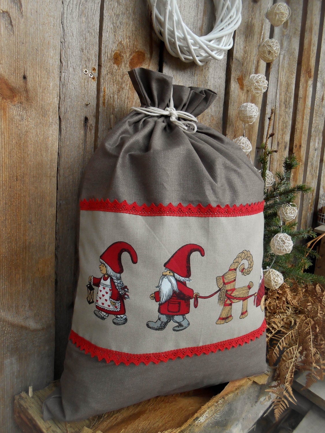 Personalized Santa Sack Personalized Christmas Gift Bag