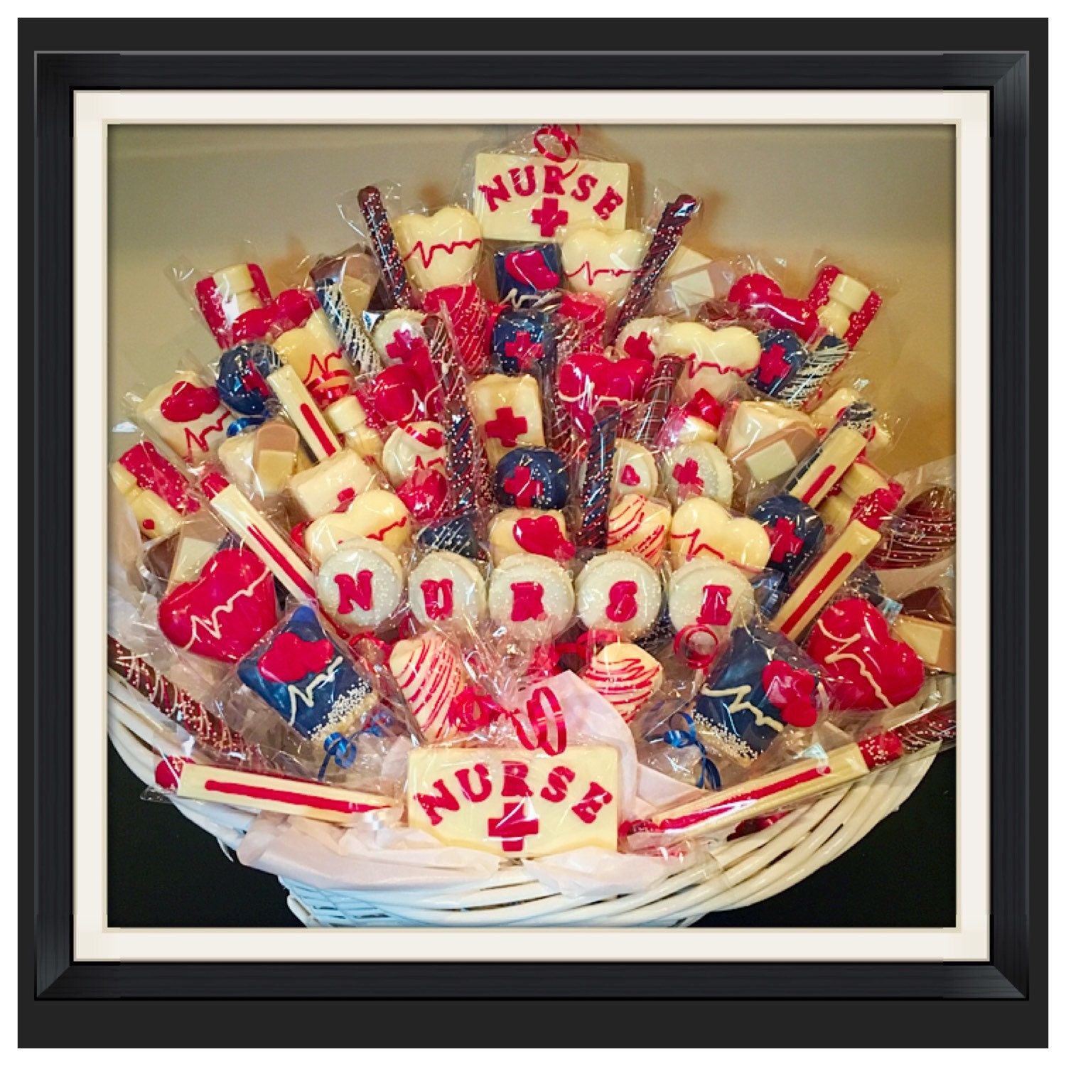 Nurse Chocolate Covered rice krispie treats Nurse gift