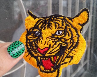 Tiger applique | Etsy