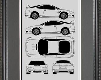 Mitsubishi eclipse | Etsy