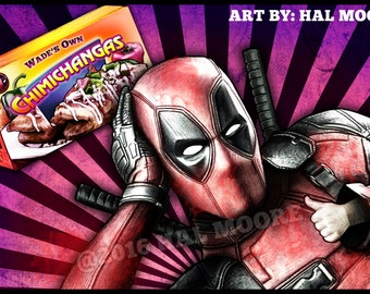 Deadpool pooping | Etsy