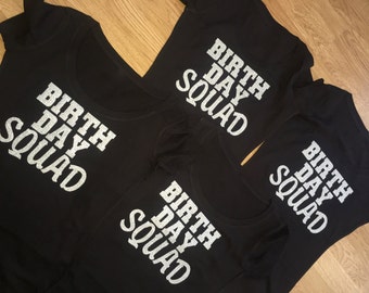 BIRTHDAY ENTOURAGE™ shirts . Adult girl birthday by BirthdaySquad