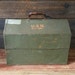 Kennedy Tool Box US Navy Steel Chest Military Green Storage
