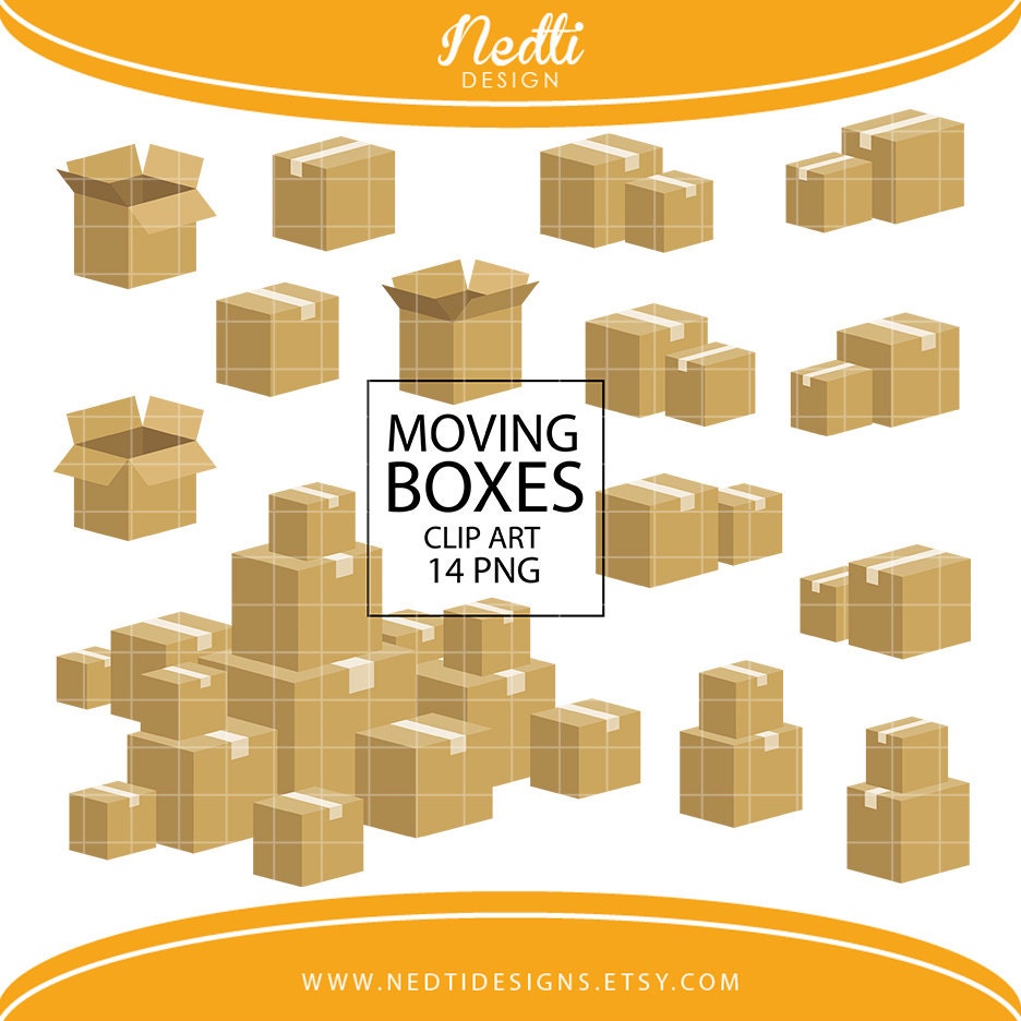 Shipping Boxes Clipart 14 Moving Boxe Clip Art Clip Art