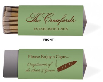 Custom cigar matches | Etsy