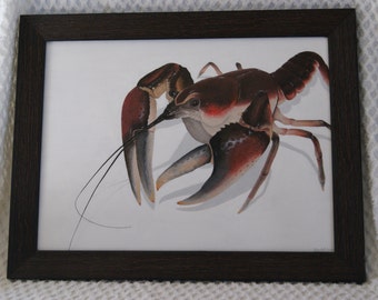 Crawfish painting | Etsy