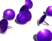 Items similar to HD Purple push pins, cubicle decor, office supplies ...