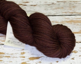 Dark brown yarn | Etsy