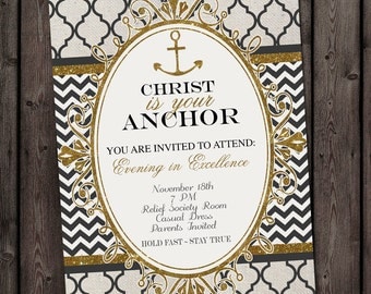 Anchor invitation | Etsy