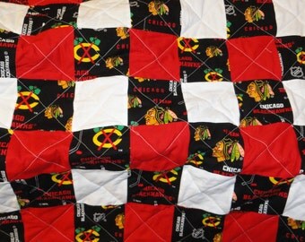 Hockey quilt | Etsy