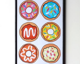 Krispy kreme art | Etsy