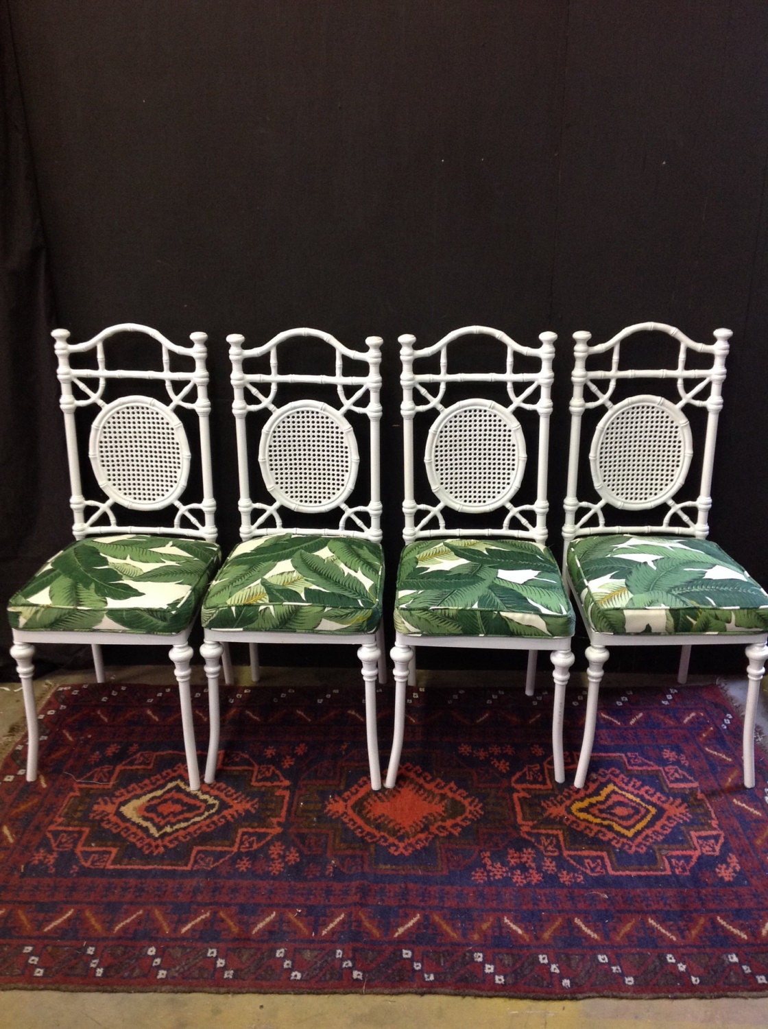 Faux Bamboo Metal Chairs by Kessler – Haute Juice