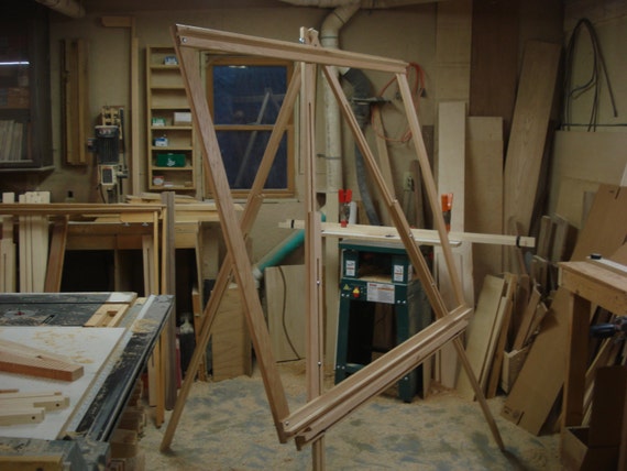 The Osprey Easel style tapestry/weaving loom by EdenBullrushesInc