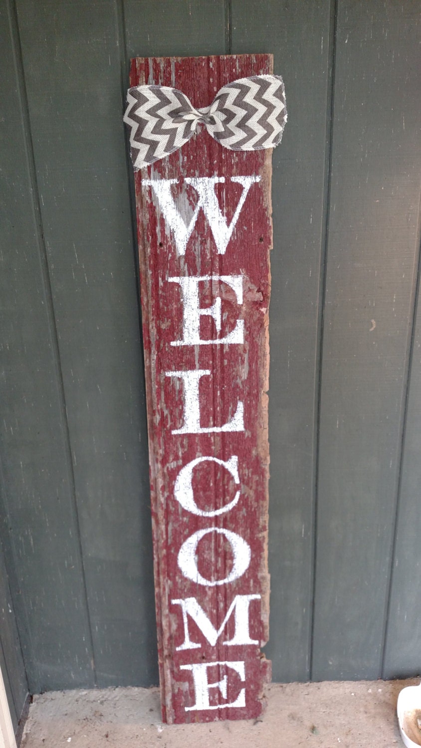 Welcome Sign by OldTowncreations on Etsy