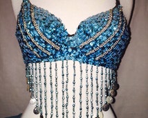 Popular items for beaded bra on Etsy