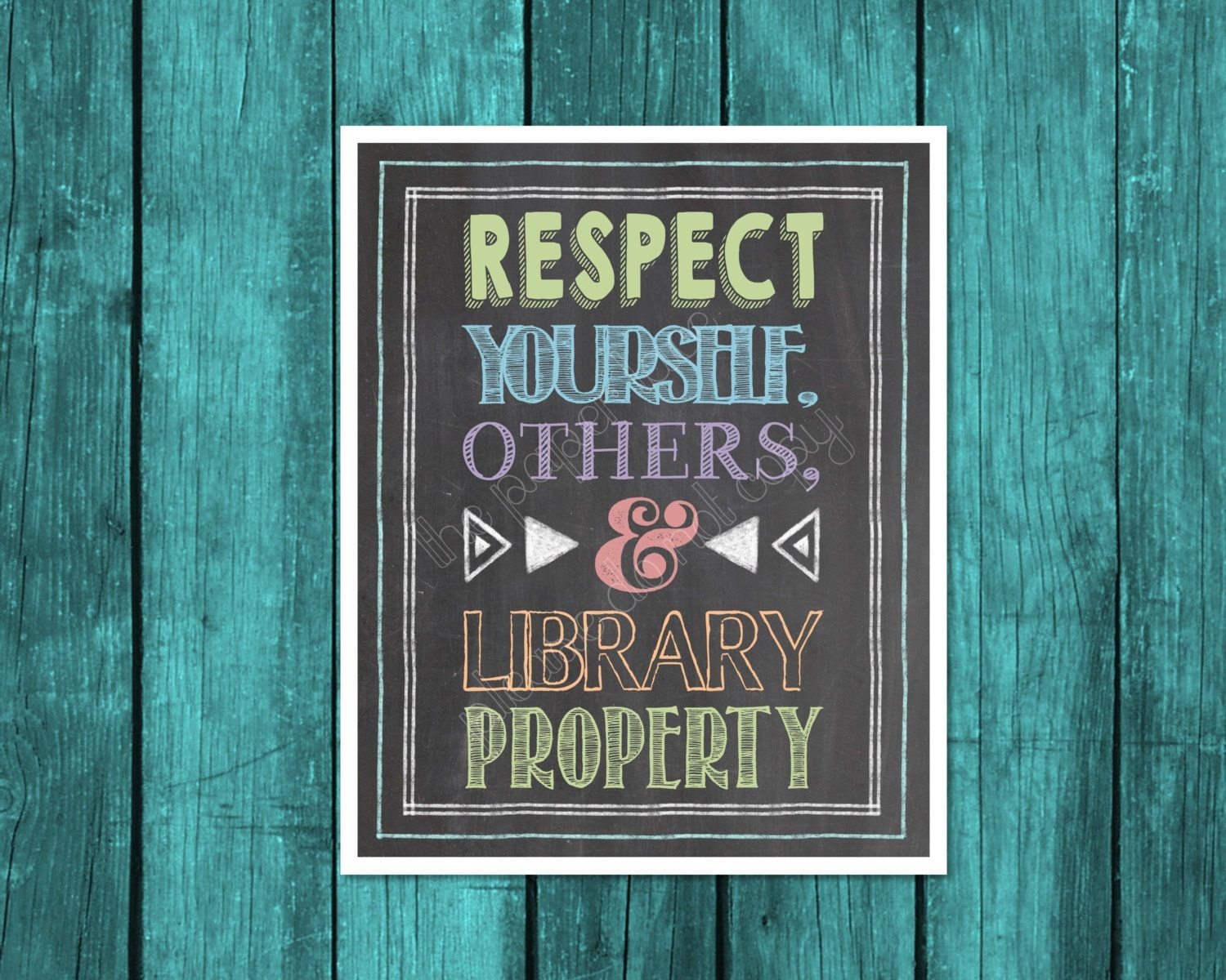 Classroom Respect Sign