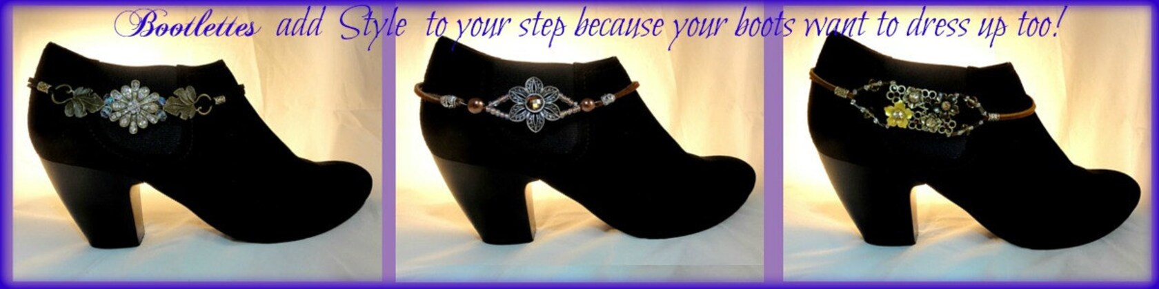 Because your boots want to dress up too by Bootlettes on Etsy