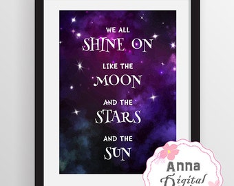 We all shine on | Etsy