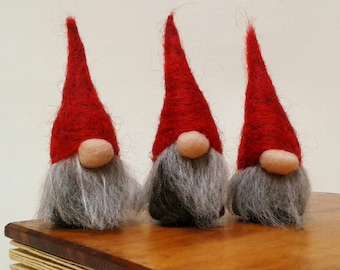 Unique needle felted gnomes related items | Etsy