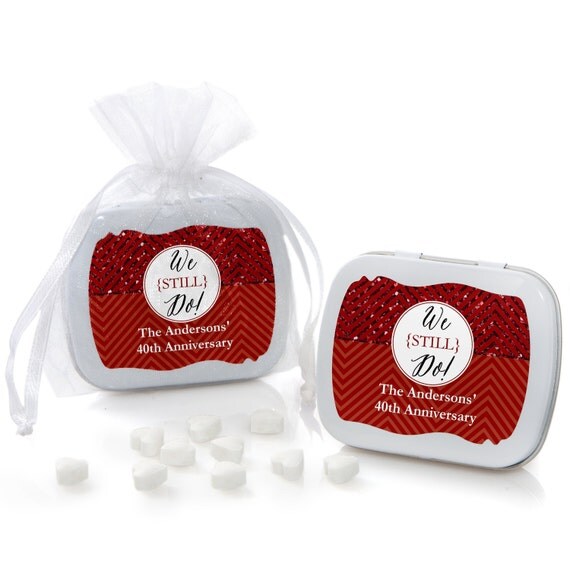 We Still Do 40th Wedding Anniversary Mint Tin Party Favors we-still-do-40th-wedding-anniversary-mint-tin-party-favors